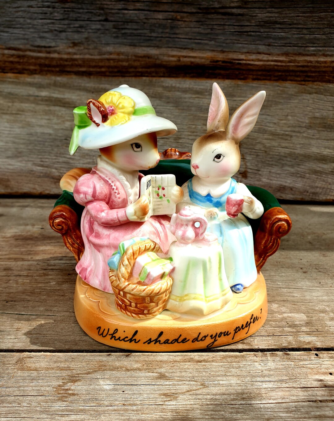 Which Shade Do You Prefer? Vintage Avon Ceramic Bunny Figurine by ...