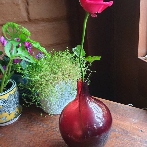 Narrow Neck Glass Vase - Etsy