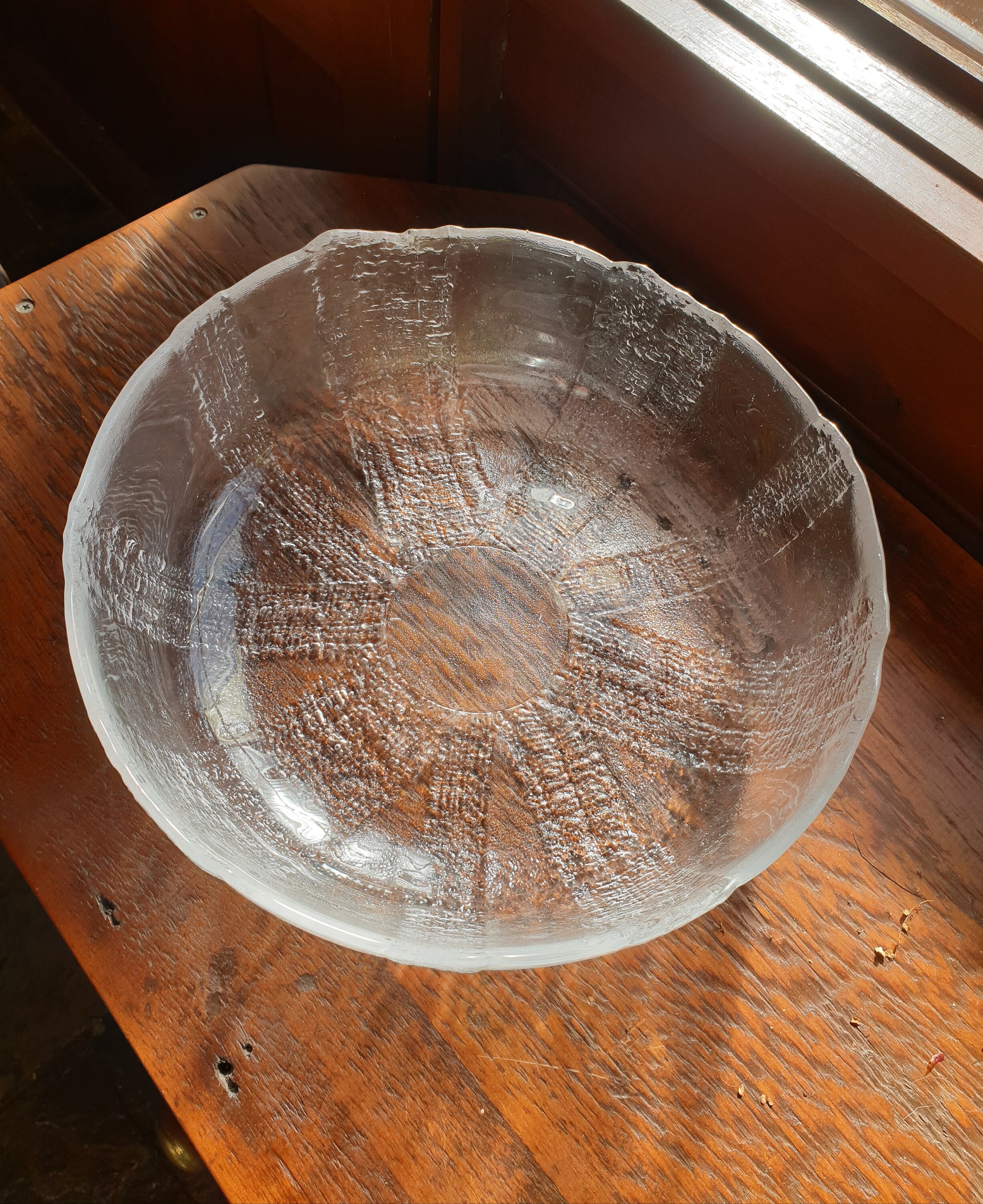 Extra Large Heavy Glass Fruit or Salad Bowl Display Bowl - Etsy