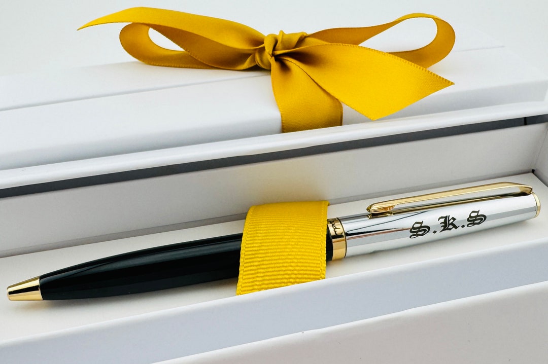 Personalized Pierre Cardin Crest Ball Pen, Blue Ink, Custom Pen ...