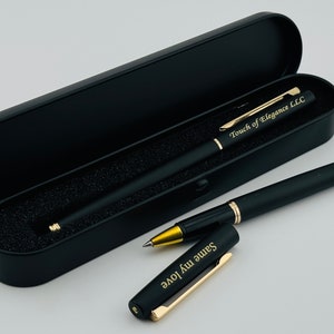 Engraved Pen With Box - Custom Pierre Cardin Pen, Personalized Gift for ...