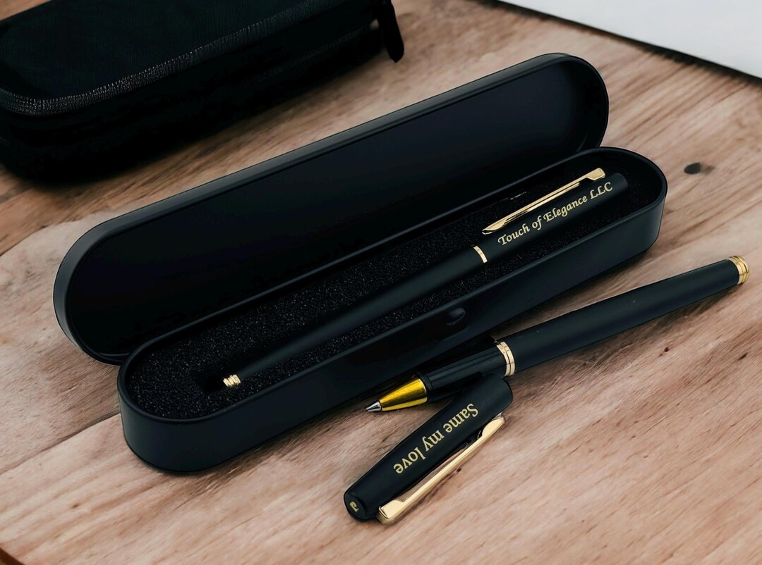 Engraved Pen With Box - Custom Pierre Cardin Pen, Personalized Gift for ...