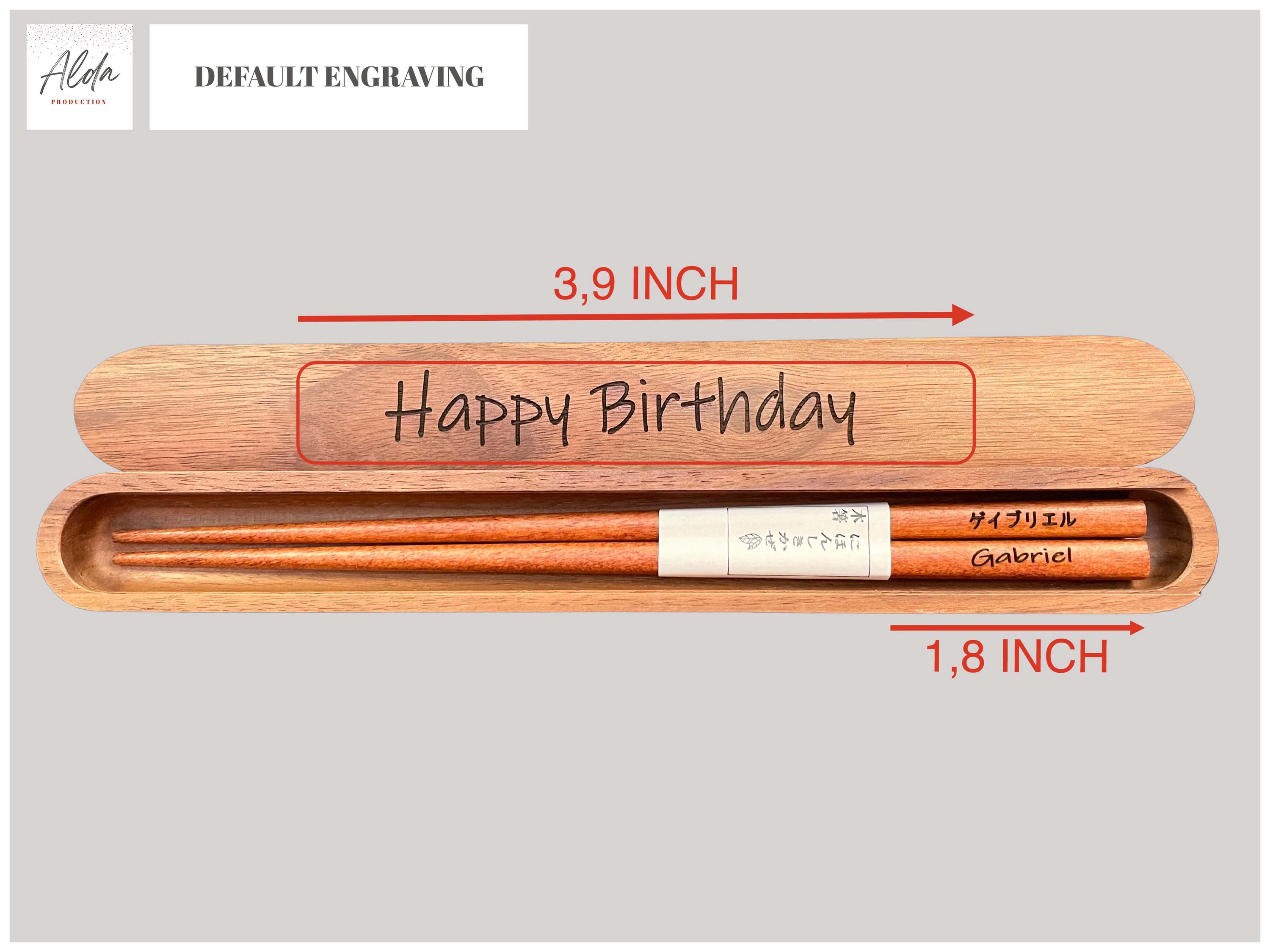 Personalized Wooden Chopsticks in Box: Engraved Asian Cuisine Gift - Etsy