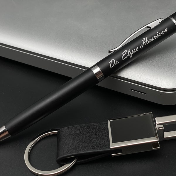 Pen and Key Chain Set - Etsy