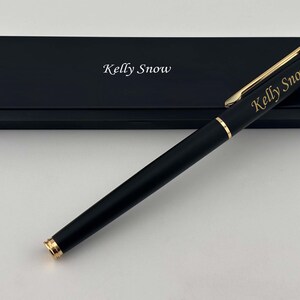 Engraved Pen With Box - Custom Pierre Cardin Pen, Personalized Gift for ...