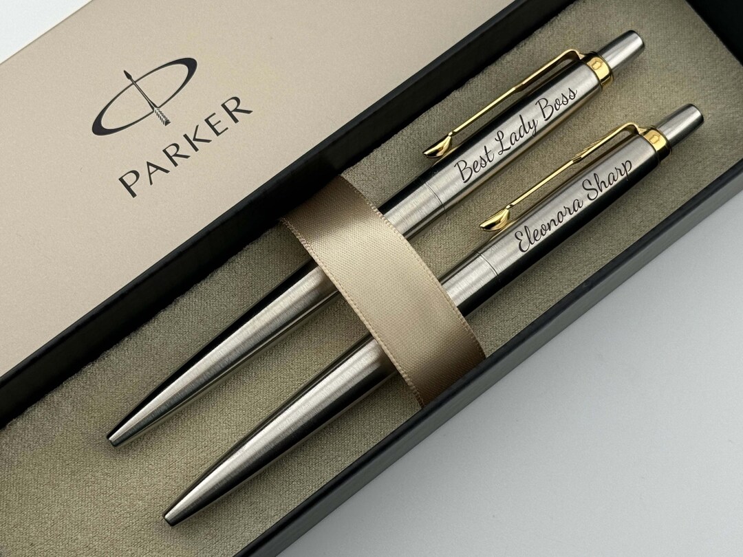 Engraved Parker Pen, Personalized Elegant Gift for Lady Boss, Custom ...