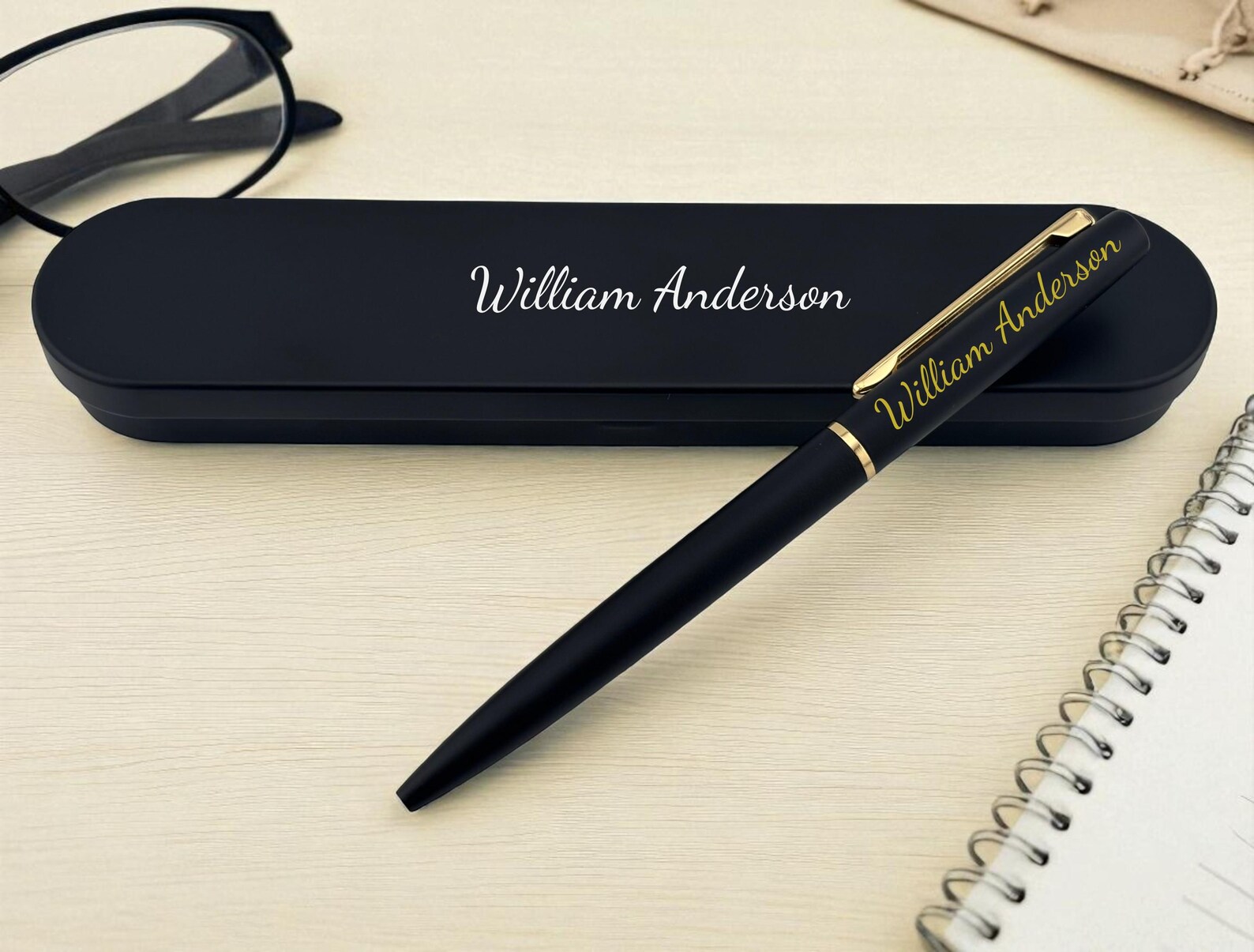 Engraved Pen With Box - Custom Pierre Cardin Pen, Personalized Gift for ...