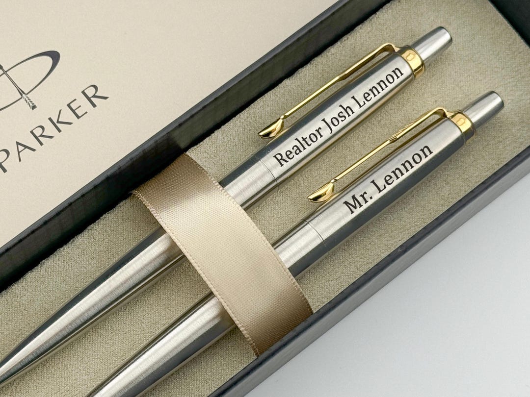 Engraved Parker Jotter Pens – Custom Realtor Gift, Personalized Real ...