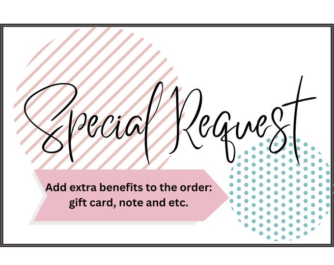 Special Request - Etsy