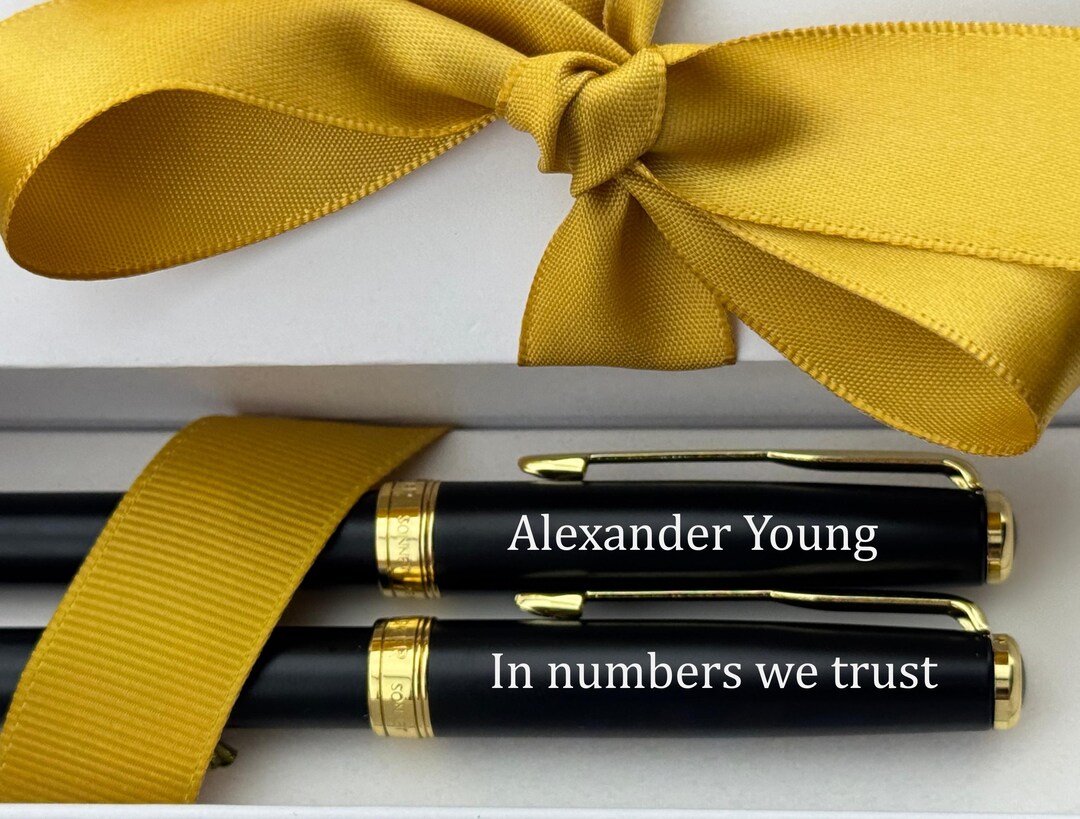 Engraved Pen With Box - Custom Pierre Cardin Pen, Personalized Gift for ...