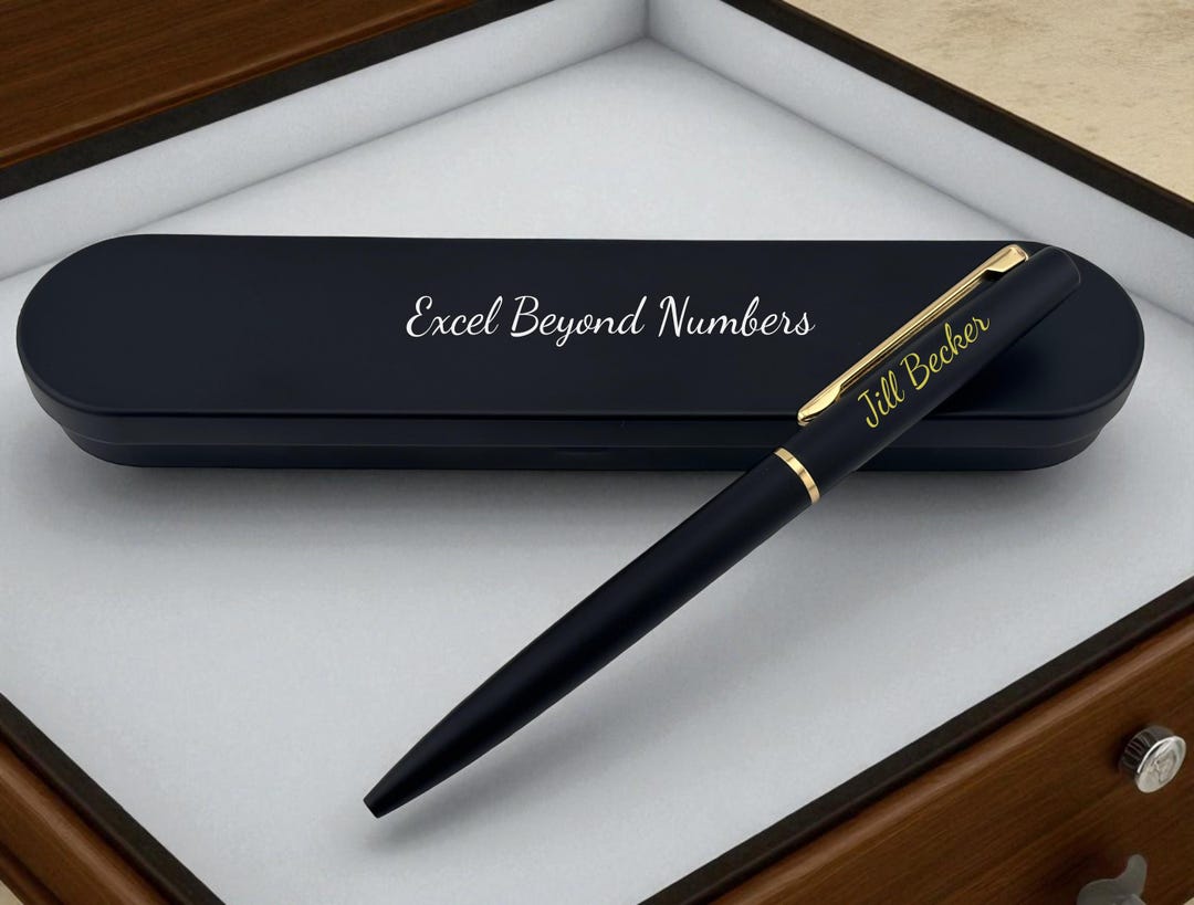 Engraved Pen With Box - Custom Pierre Cardin Pen, Personalized Gift for ...