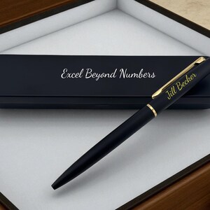 Engraved Pen With Box - Custom Pierre Cardin Pen, Personalized Gift for ...