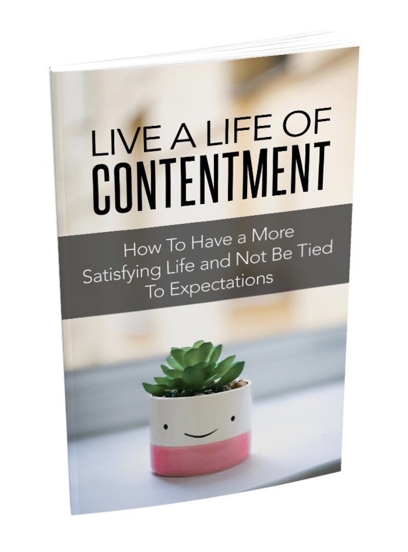 Live A Life of Contentment - Etsy