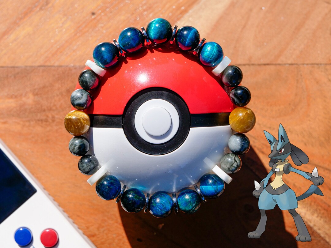 448 Lucario Bracelet Pokémon Fashion Pokémon Jewelry - Etsy