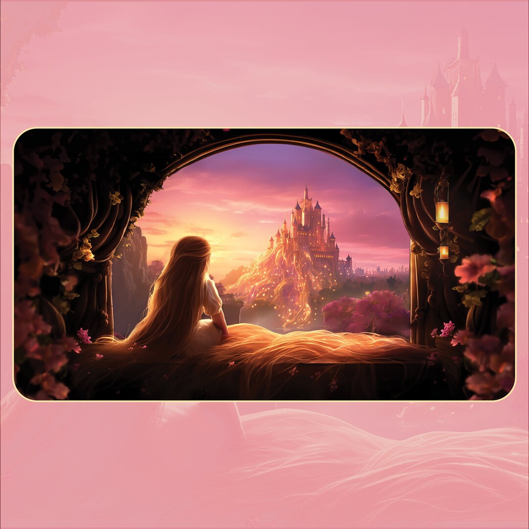 Playmat Rapunzel Princess Unofficial Lorcana Trading Card Game - Etsy