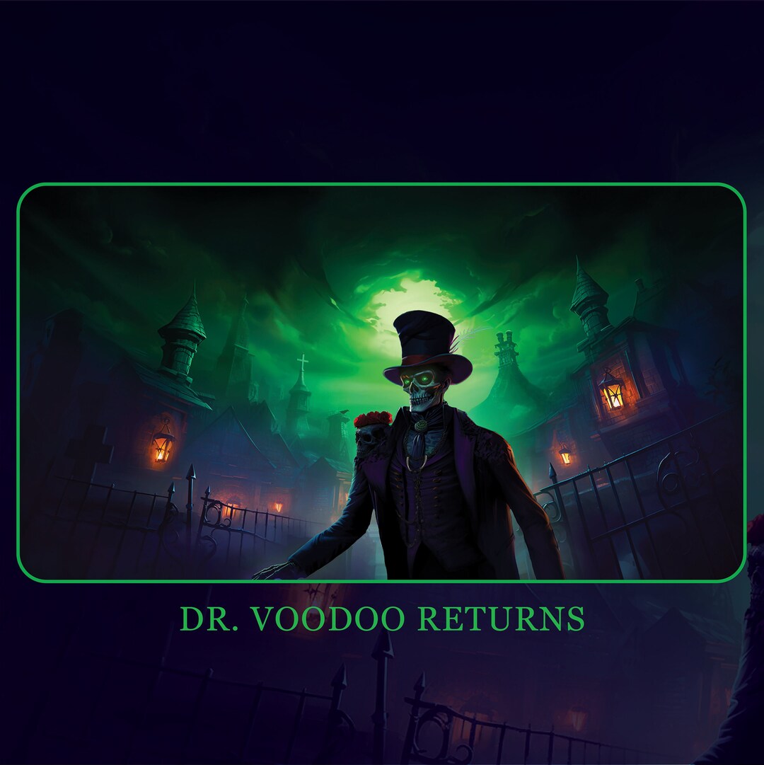 Playmat Dr. Voodoo Returns Facilier Trading Card Game Mat, Mousepad ...