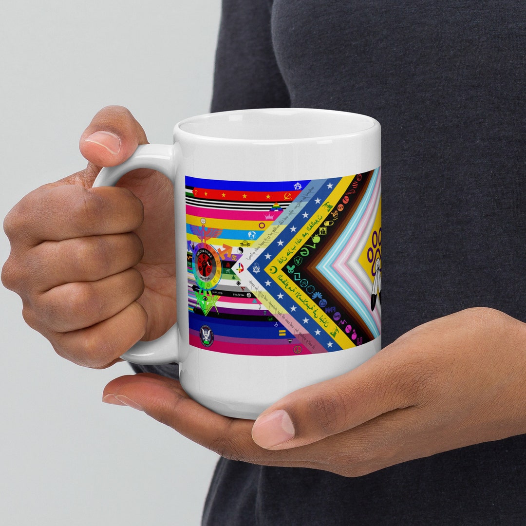 Ultra Pride Flag White Glossy Mug - Etsy