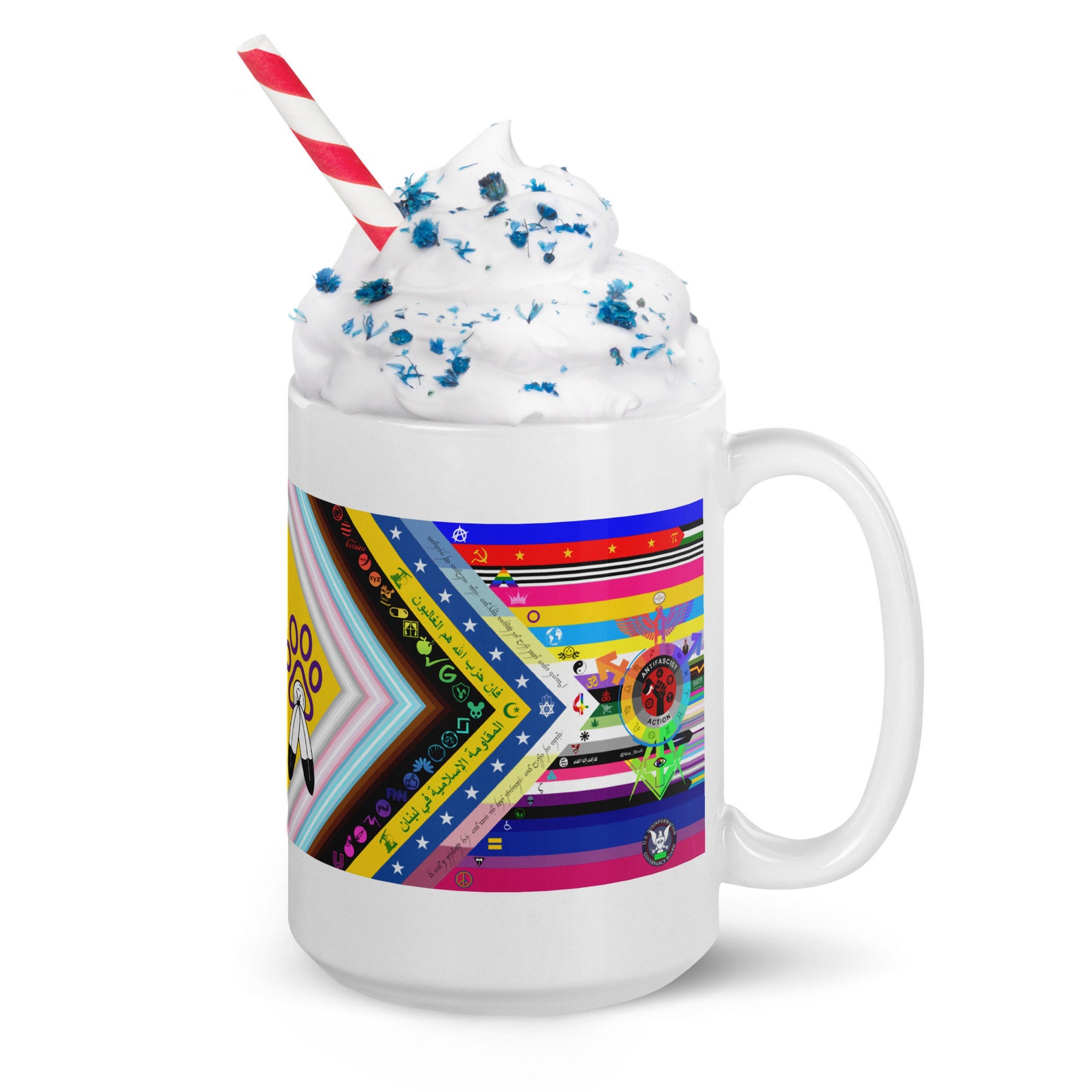 Ultra Pride Flag White Glossy Mug - Etsy