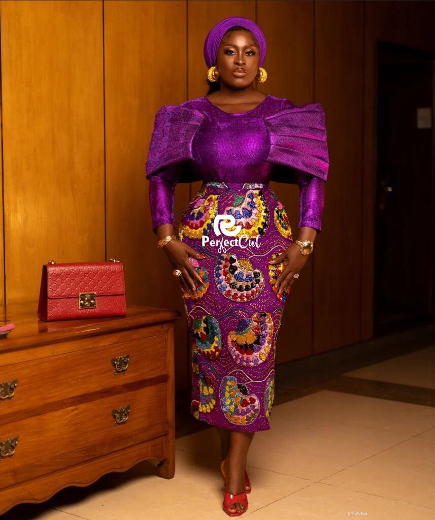 Wedding Guest Dress, Purple Dress, Detail Reception Dress, Beautiful ...