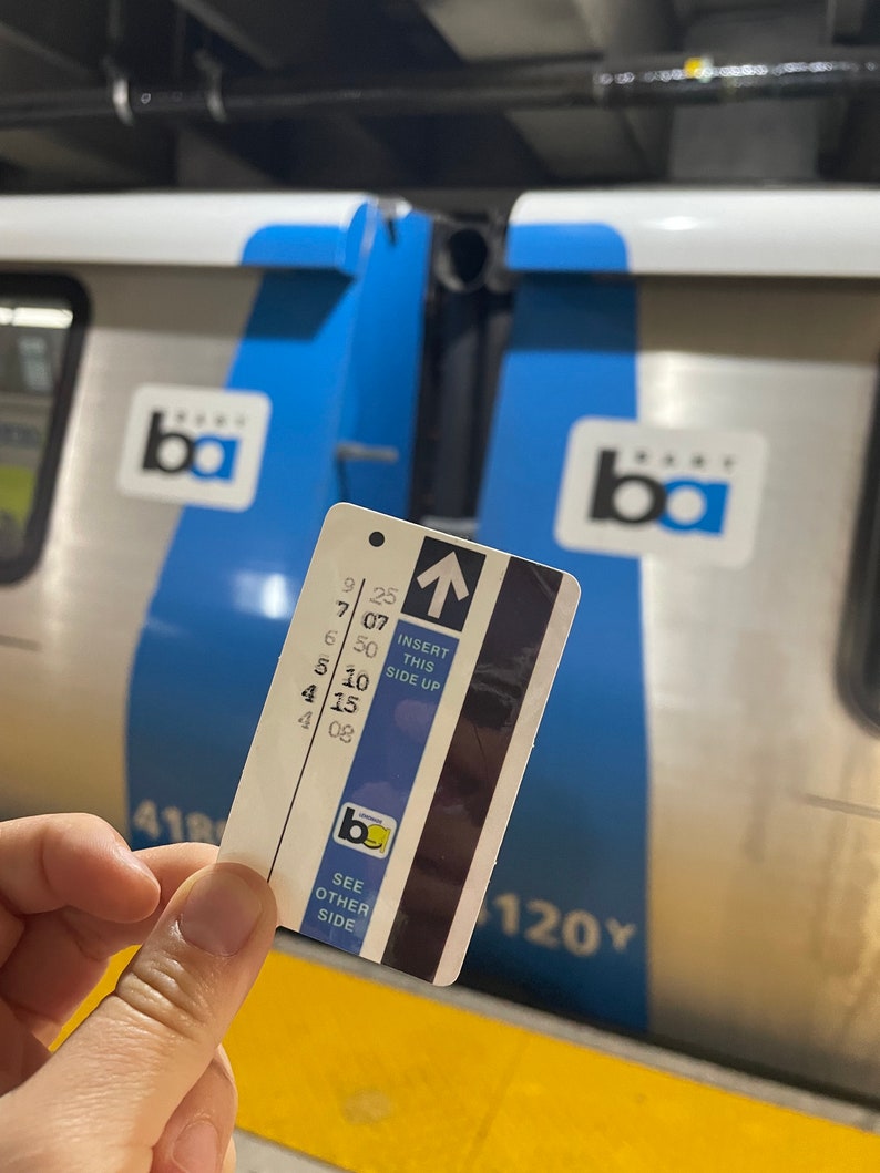 BART Paper Ticket | Sticker - Etsy