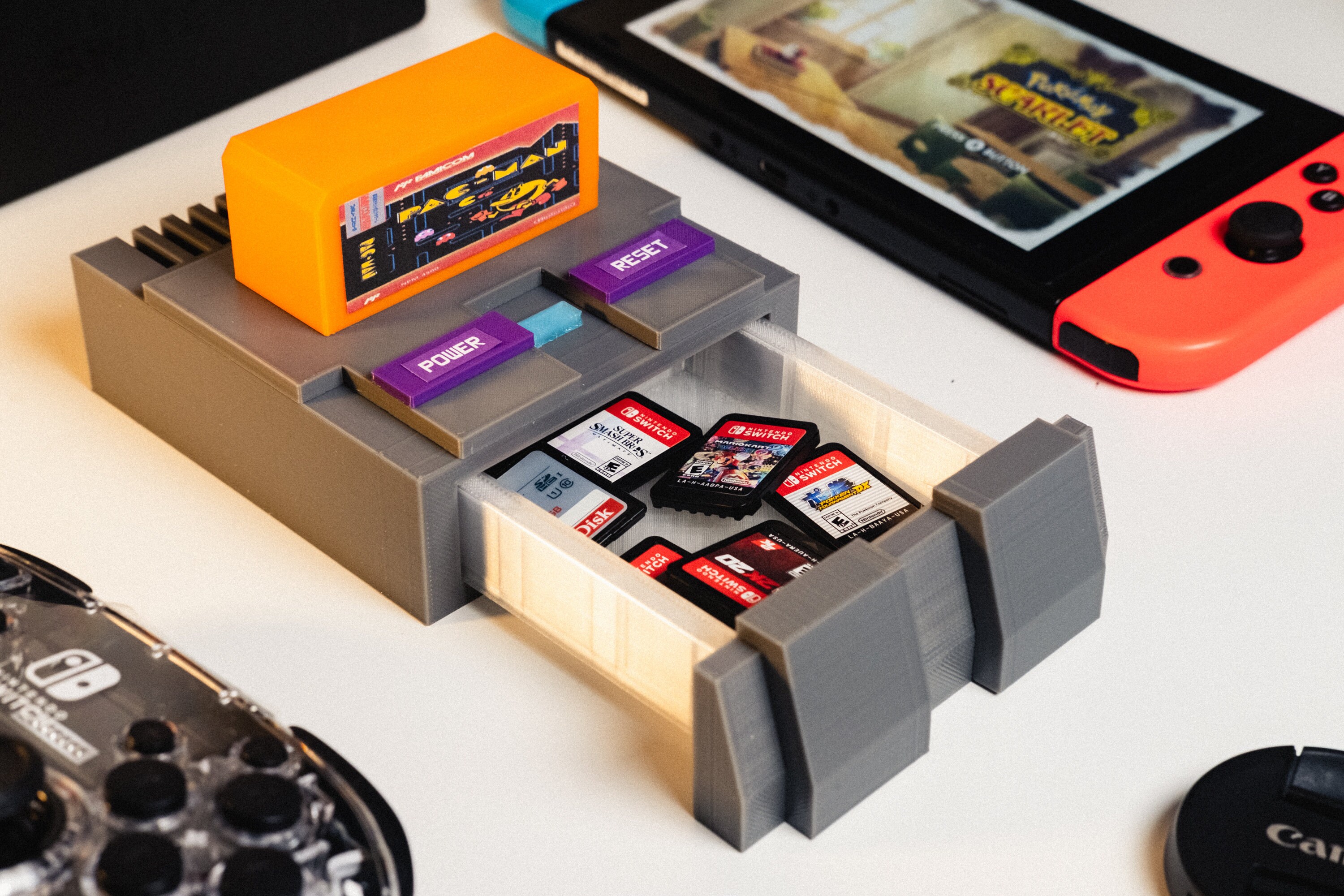 3d Printed NES Inspired Container and Organizer - Etsy