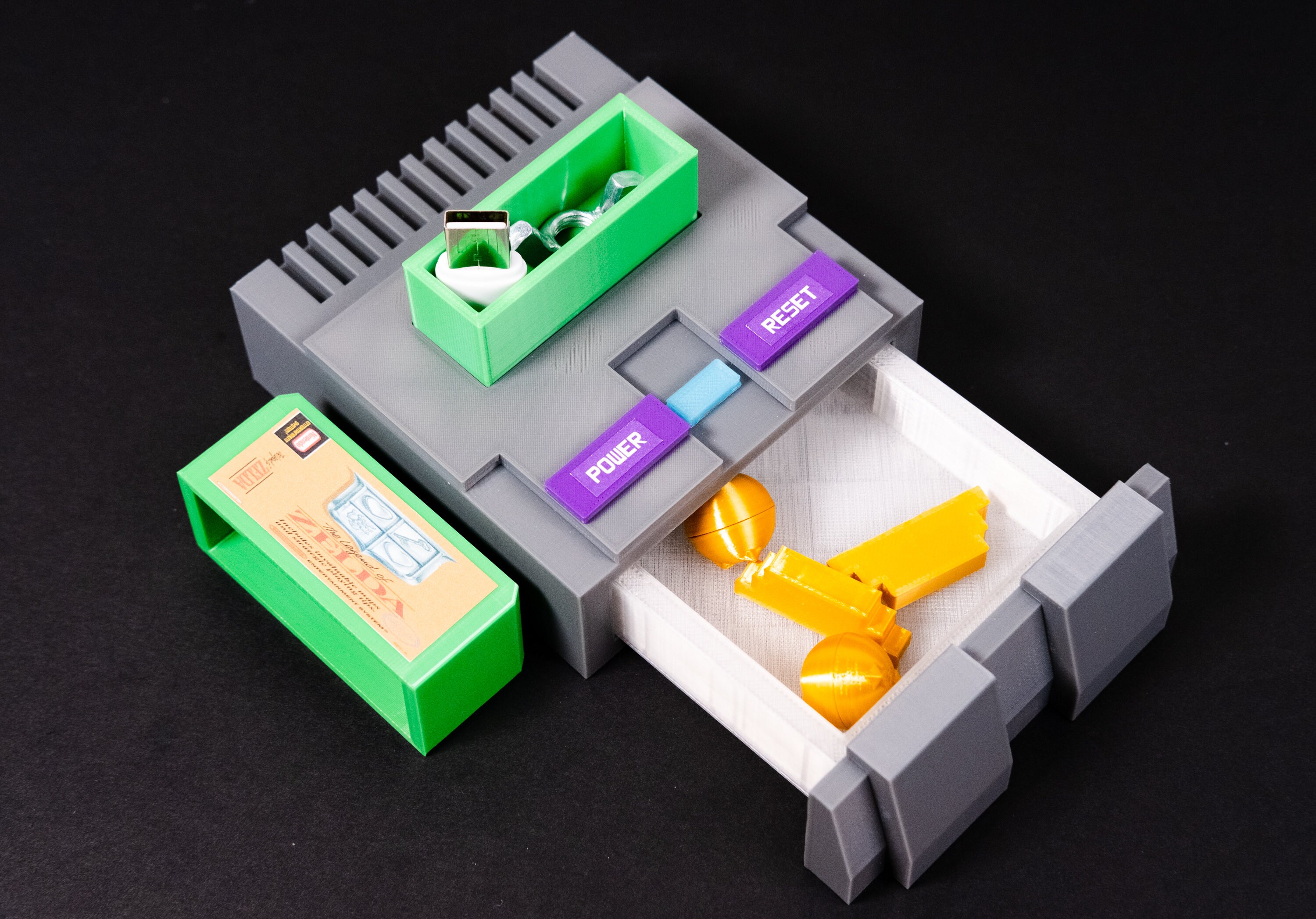 3d Printed NES Inspired Container and Organizer - Etsy