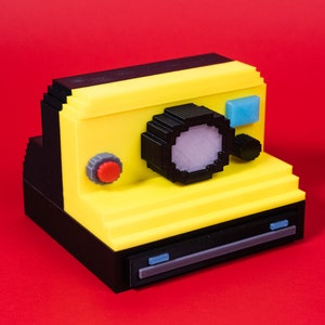 3d Printed Voxel Retro Polaroid Inspired Container and Desktop ...