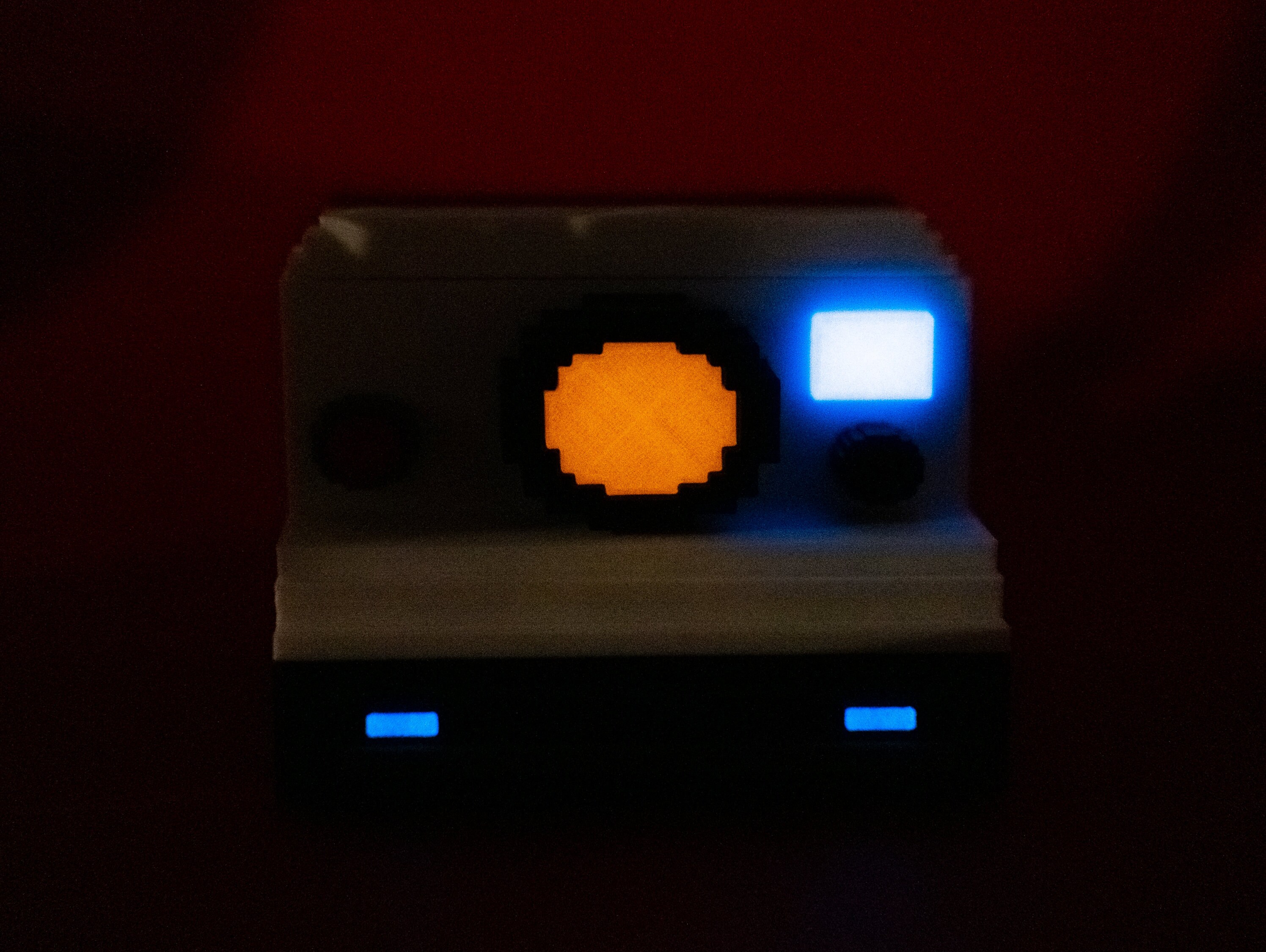 3d Printed Voxel Retro Polaroid Inspired Container and Desktop ...