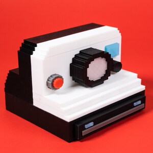3d Printed Voxel Retro Polaroid Inspired Container and Desktop ...