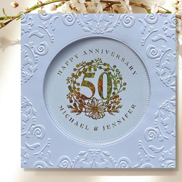 50 Anniversary Card - Etsy