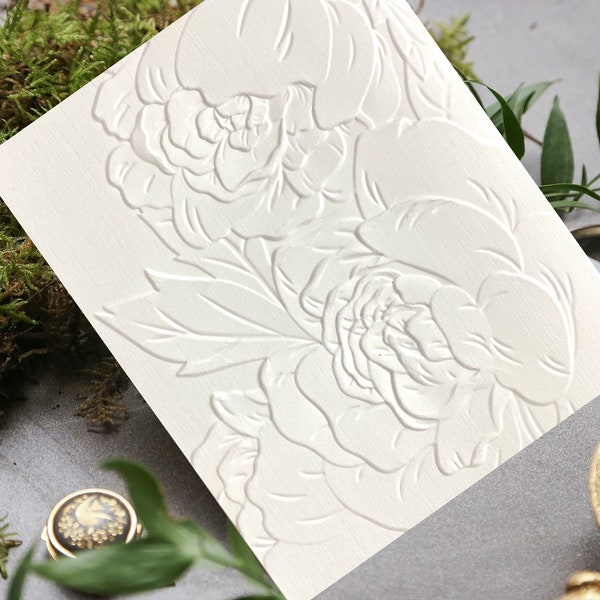 Embossed Cards - Etsy