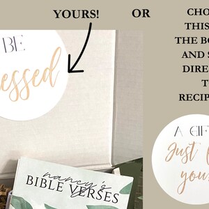 Personalized Scripture Cards With Acrylic Holder, 35 Custom Watercolor ...