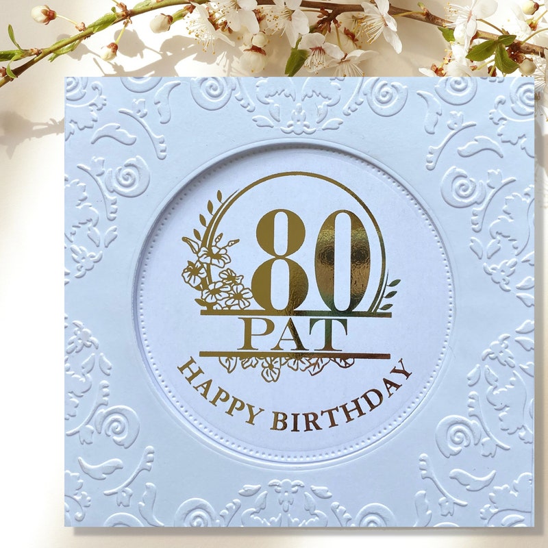 80th Birthday Cards - Etsy