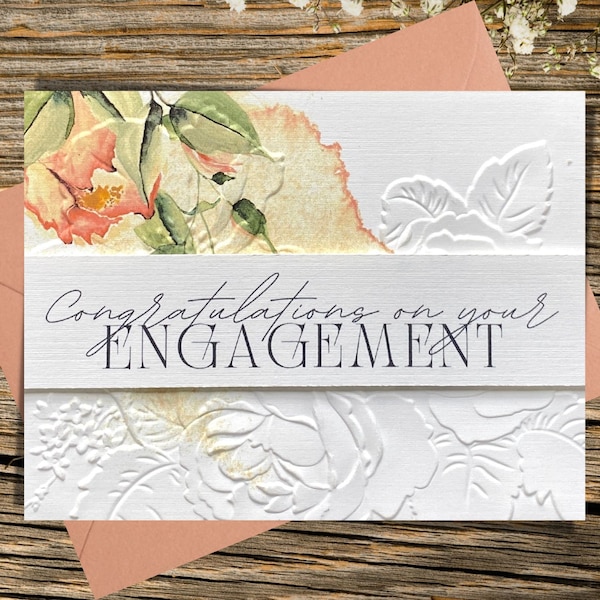 Engagement Card - Etsy