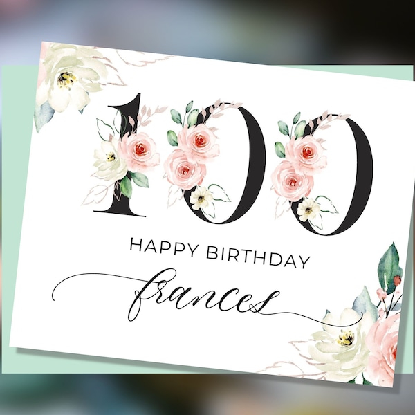 100 Birthday Card Women - Etsy