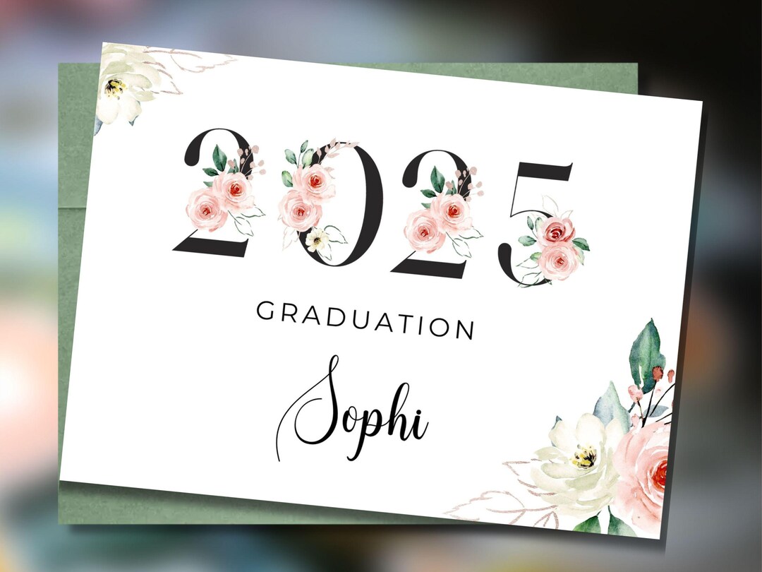 Custom Christian Graduation Card, Congratulations Card for the Graduate ...