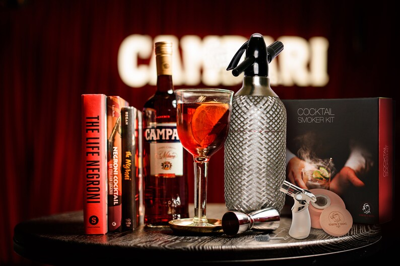 Smoky Dog - Premium Glass Soda Siphon With Stainless Steel Mesh Cover ...