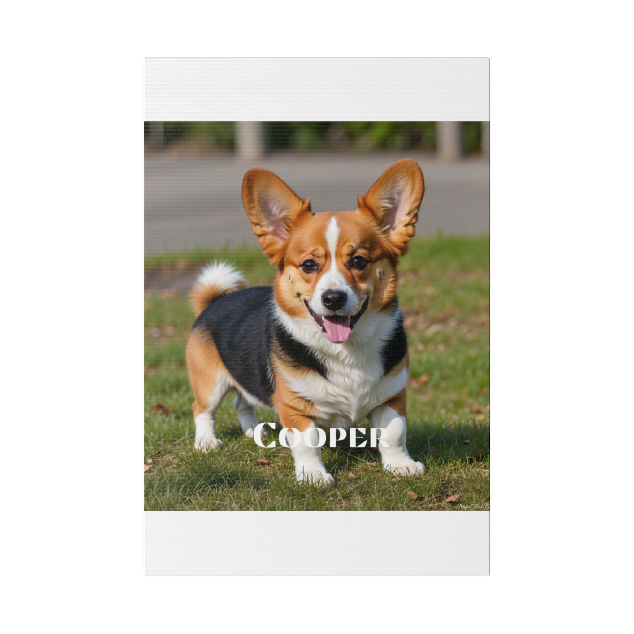 Matte Canvas, Stretched, 0.75" Crafted Photography, Art "paws and Wags ...