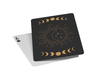 Moon Playing Cards - Etsy