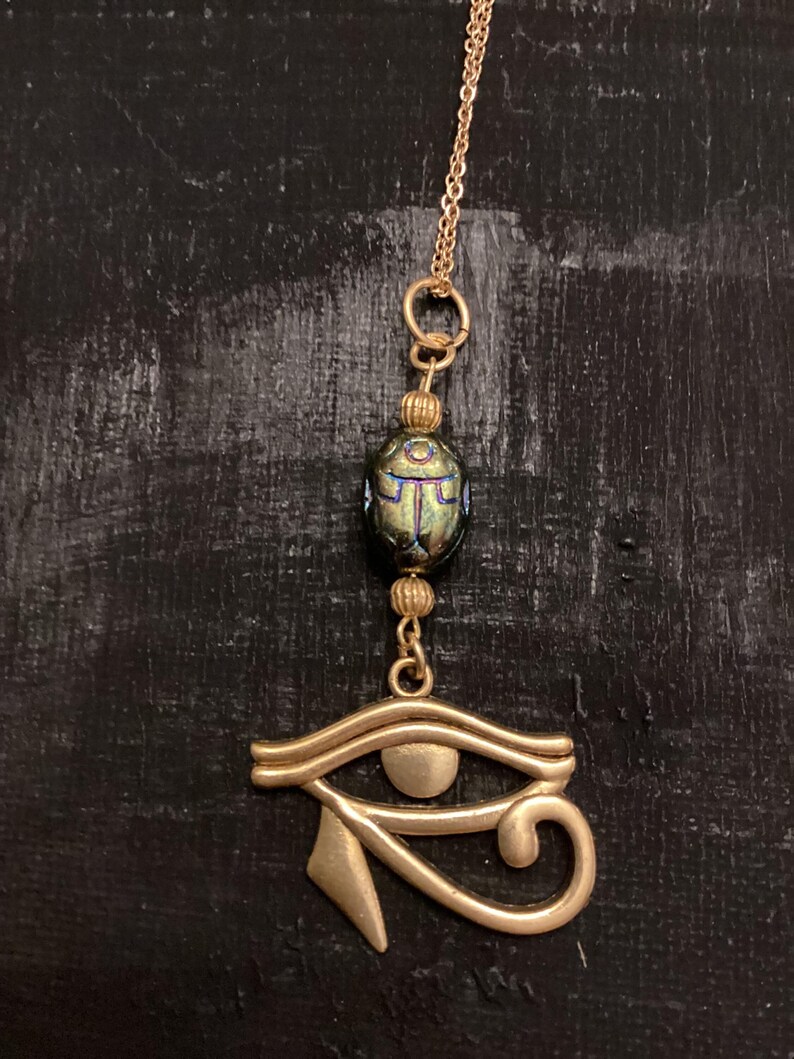 Eye of Horus Necklace (gold) - Etsy