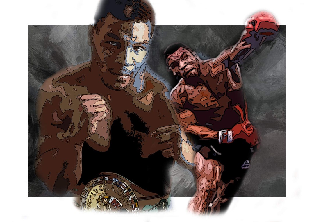 Mike Tyson A4 Glossy Art Print - Etsy