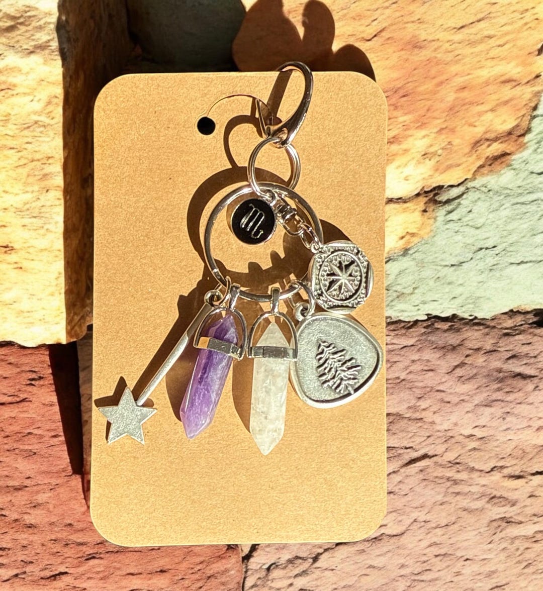 Scorpio Crystal Set, Scorpio Bag Charm, Scorpio Keychain, Scorpio ...