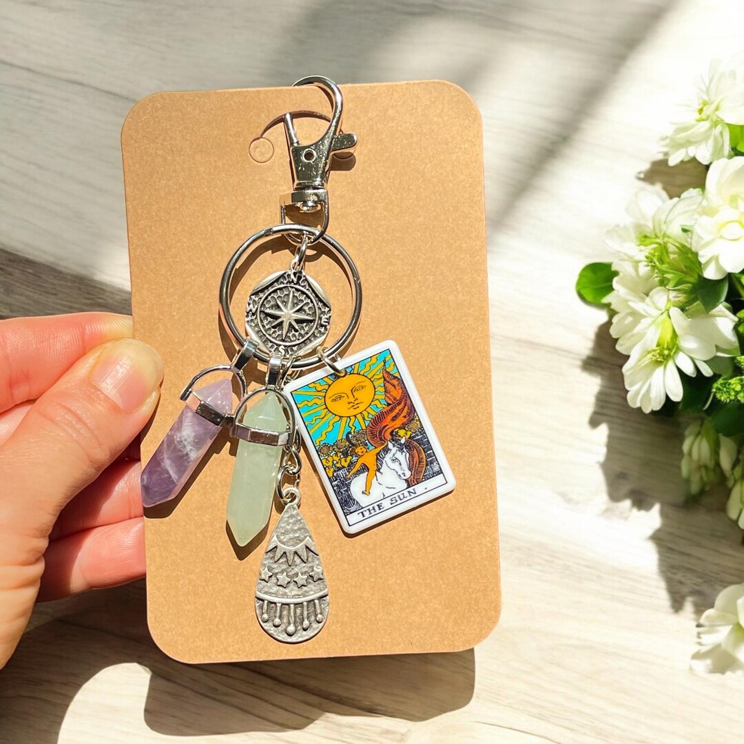 NEW BEGINNINGS Gift - Success Keychain - Happiness Bag Charm - Self ...