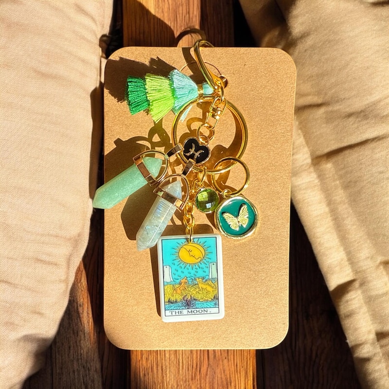 Pisces Gold Keychain - Etsy UK