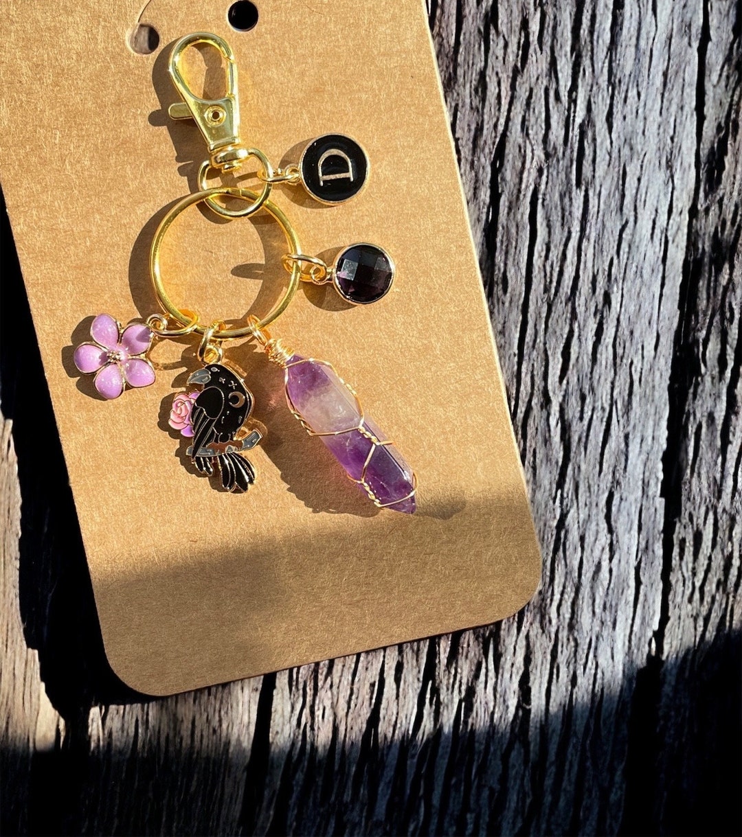 Custom Personalized Initial Keychain Window Charm Meaningful Mothers ...