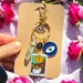 METAPHYSICAL Bag Charm, Keyring Green Fluorite Natural Stone the Star ...
