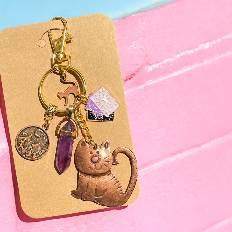 Cat Bag Charm - Etsy