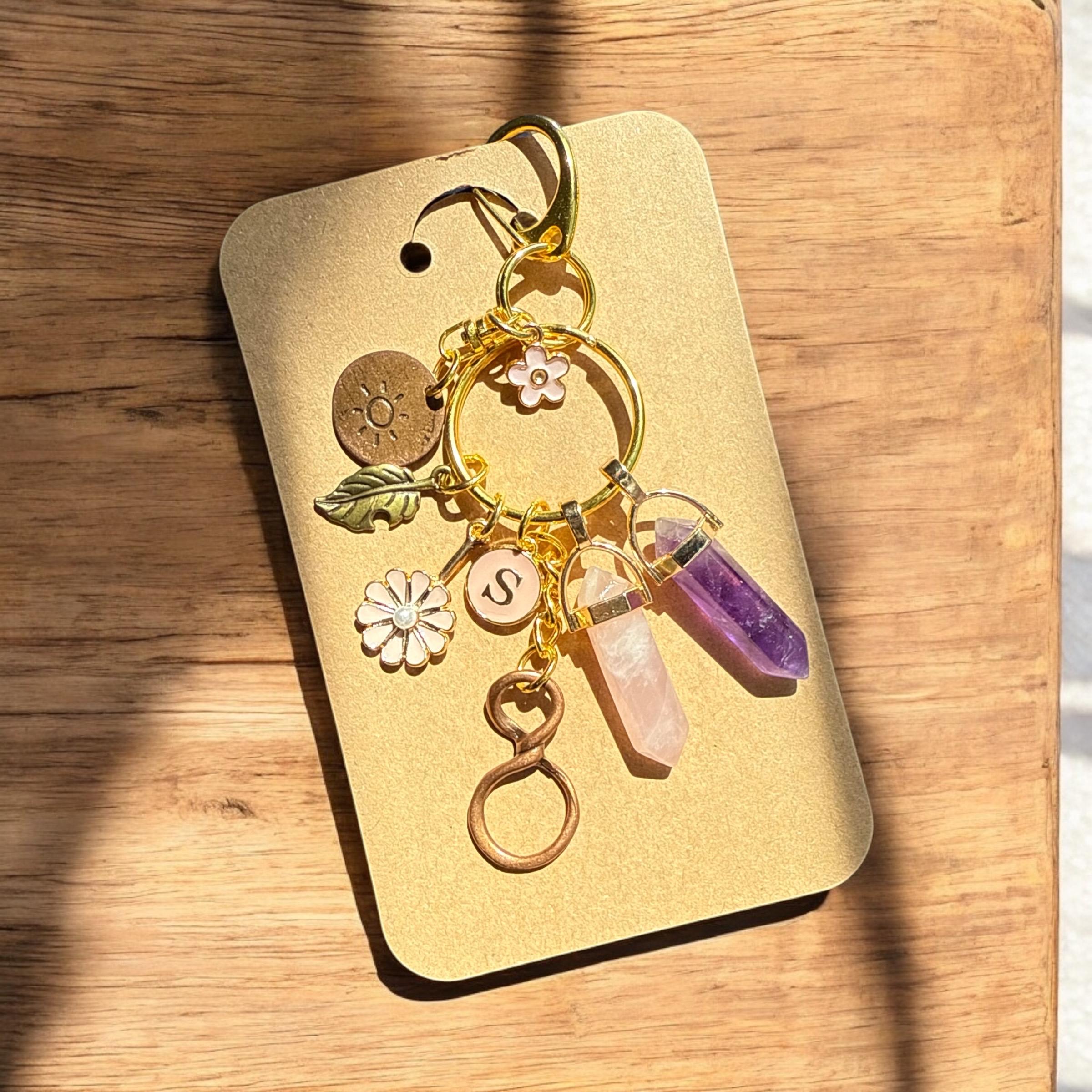 EVERLASTING LOVE - Infinity Symbol Bag Charm, Personalized Keychain ...