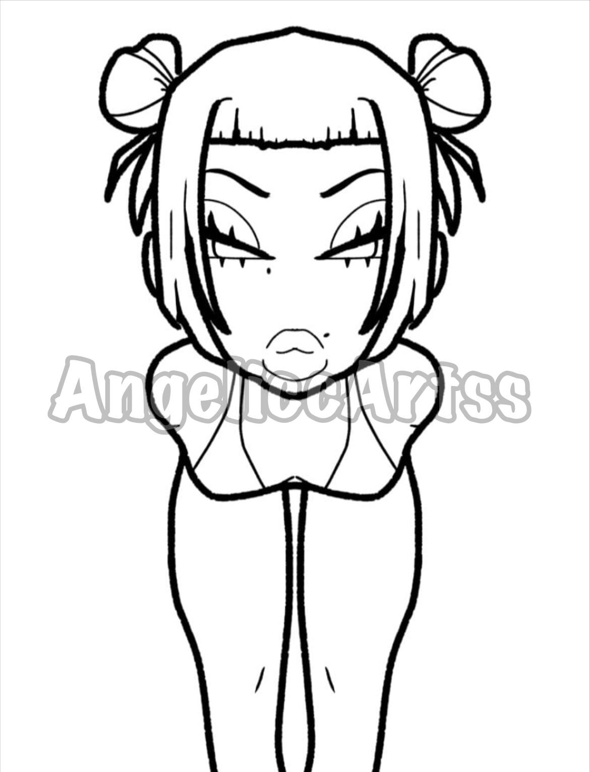 5 Page Printable Coloring Girls - Etsy Australia