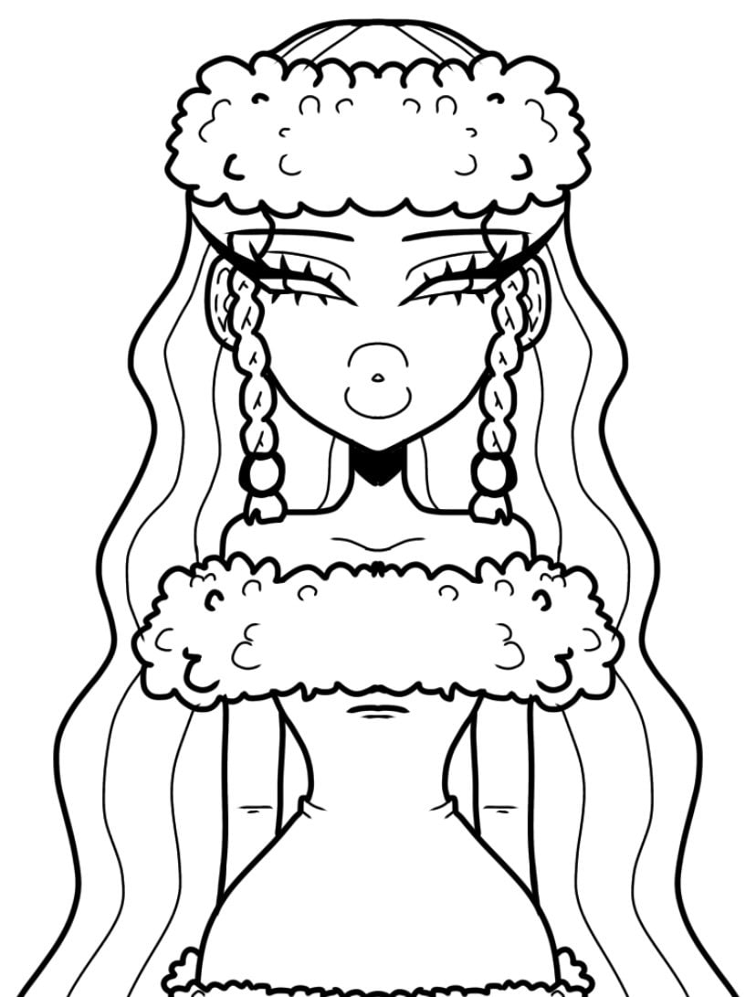 5 Page Printable Coloring Girls - Etsy